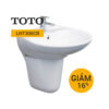 Chậu Rửa Lavabo Treo Tường Chân Lửng TOTO LHT300CR I Nội Thất Ra Khơi