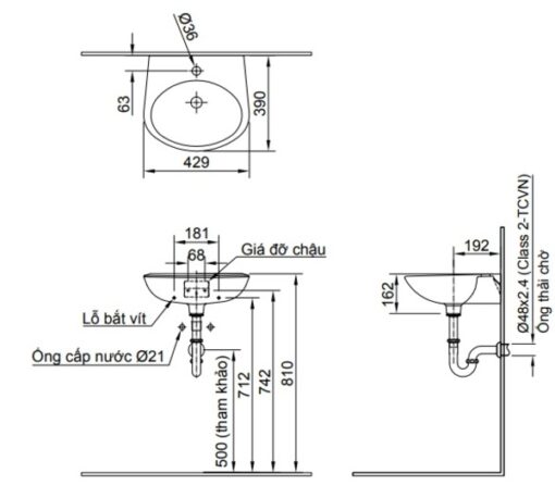 Kích thước Lavabo nhỏ cho nhà tắm đẹp mới nhất 2020