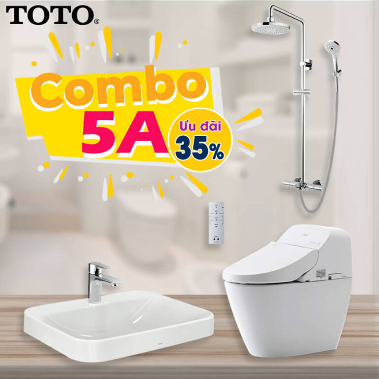 Khuyến mãi ToTo cuối năm 2020, combo TOTO trọn bộ cho phòng tắm hiện đại